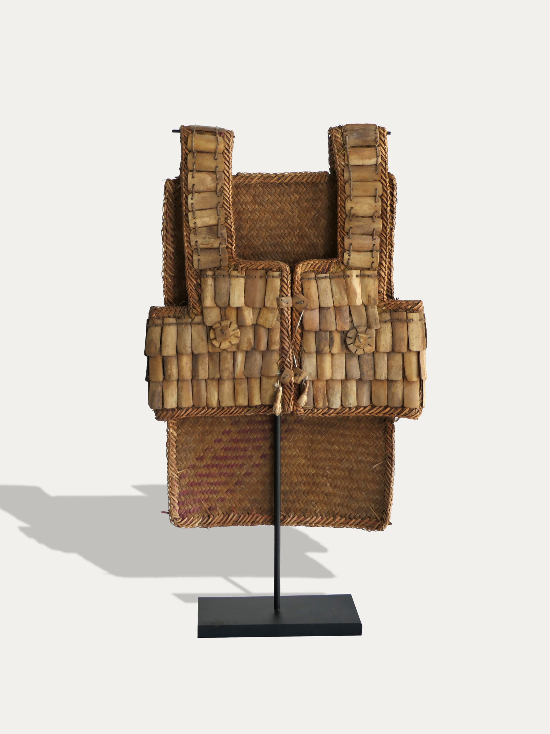 Tribal Armour from Toraja made in Buffalo Bone and Natural Fibre