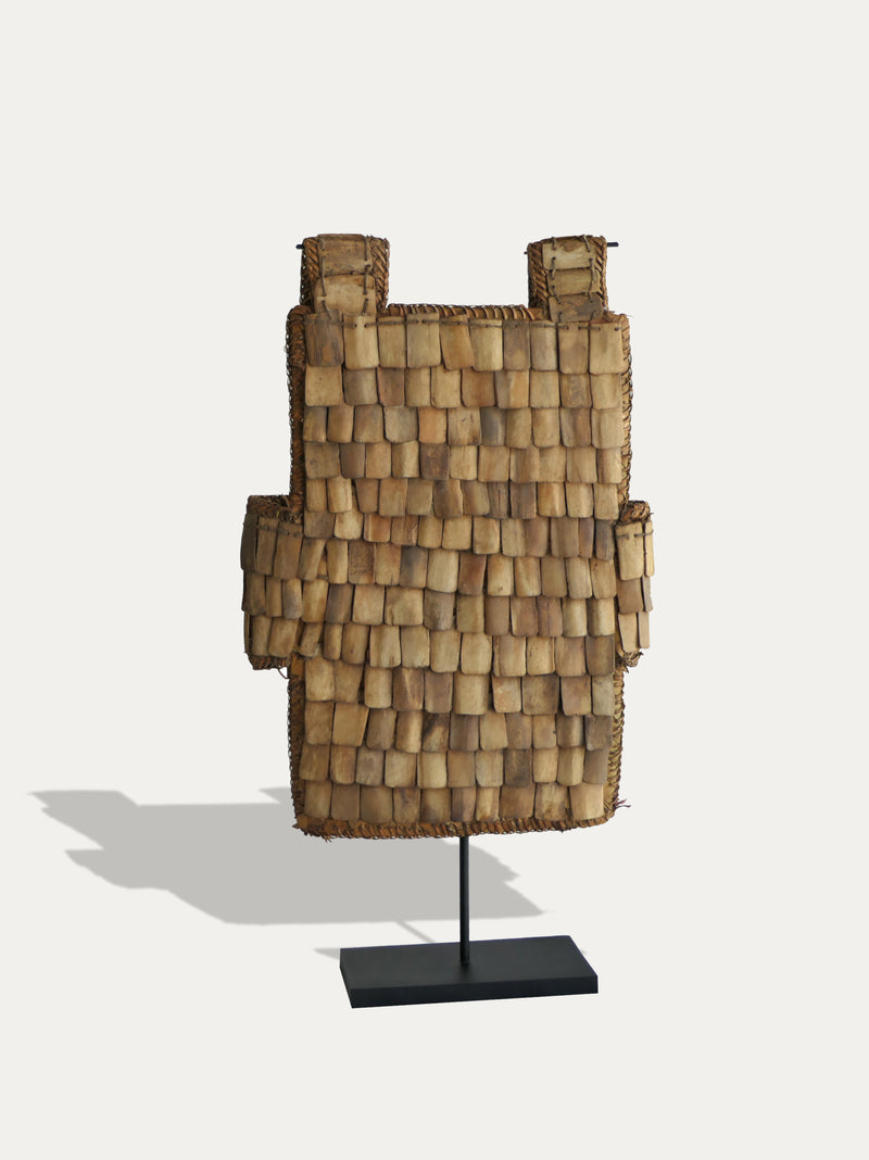 Tribal Armour from Toraja made in Buffalo Bone and Natural Fibre
