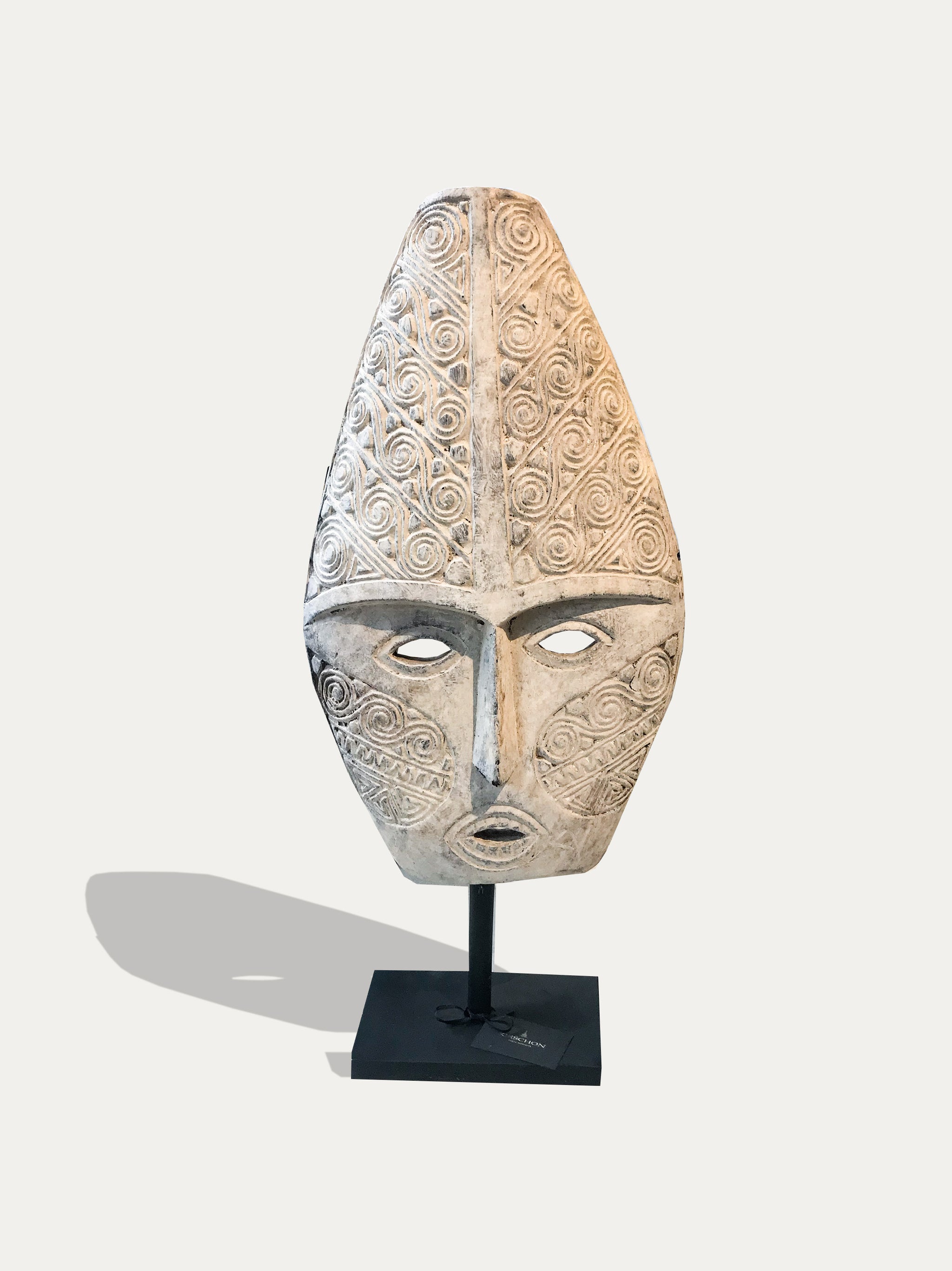 Wood mask from Sumba, topeng, maschera tribale in legno da Sumba